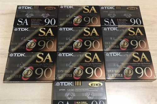Аудиокассета TDK SA90 1991-1992 годы новые