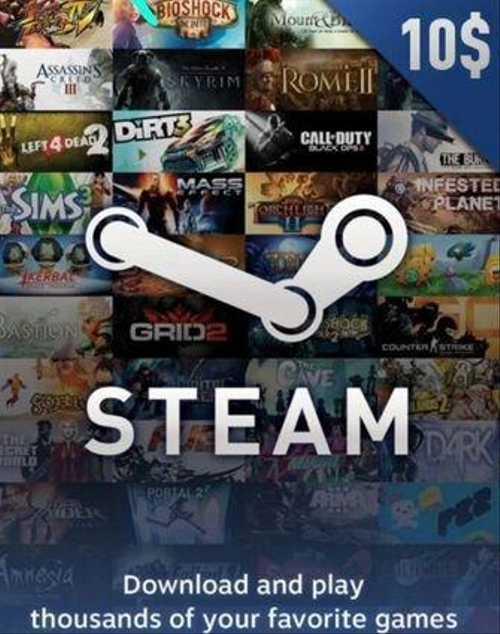 Подарочная карта steam аргентина