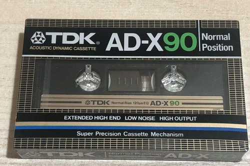 Аудиокассета TDK AD-X (Made in Japan) 1982 год