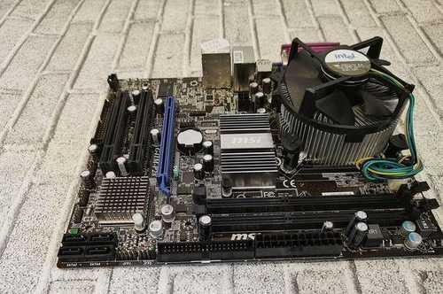 Комплект материнская плата microATX MSI G41M-P28