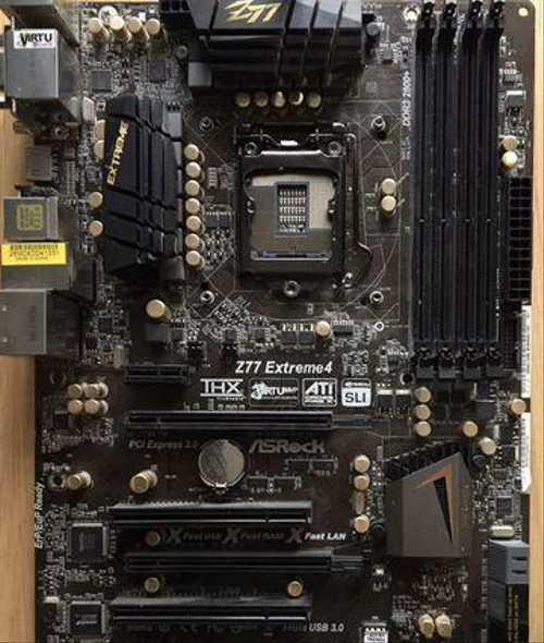 Материнская плата ASRock Z77 Extreme4 gold