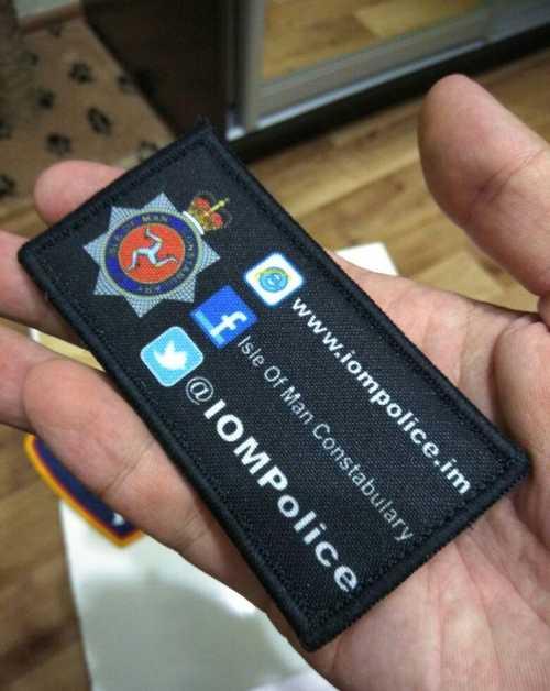 Патч нашивка полиции Isle of Man Police оригинал