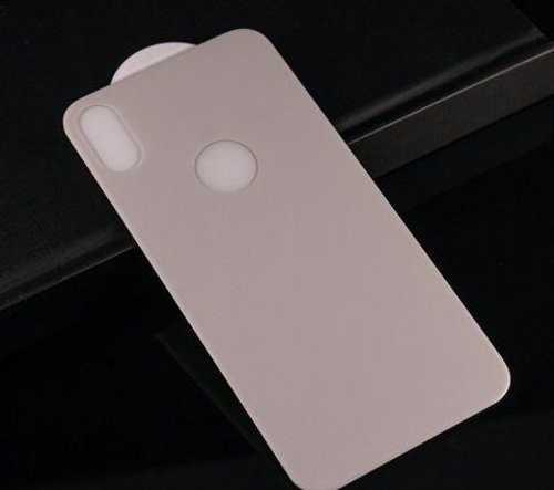 Защитное стекло Mocolo для iPhone X серебро