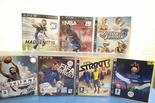 Ассортимент спортивных игр для PS3