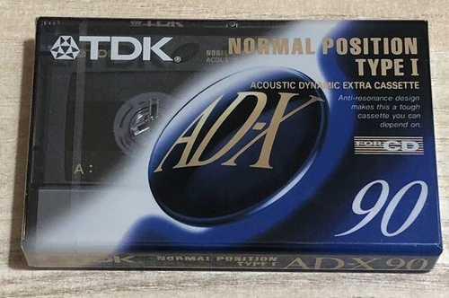Аудиокассета TDK AD-X 90 (Made in Japan)