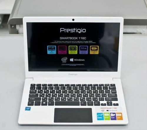 Ноутбук 11.6" Prestigio Smartbook 116C белый