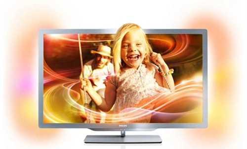 Телевизор 3D Philips 47PFL7666H 119 см с Ambilight