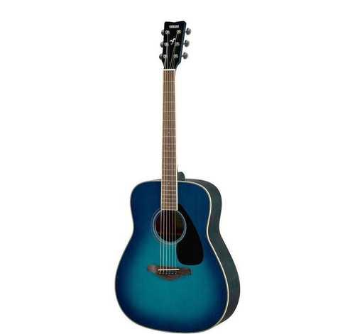 Акустическая гитара yamaha FG820 sunset blue