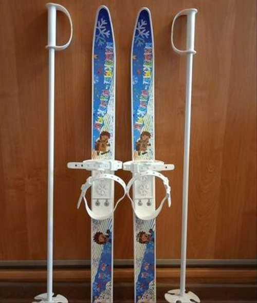 Лыжи детские "Лыжики-пыжики" для возраста 4-5 лет