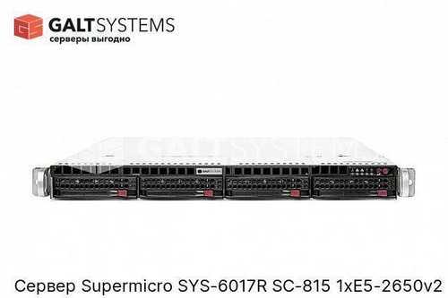 Сервер Supermicro SYS-6017R SC-815 1xE5-2650v2 8GB