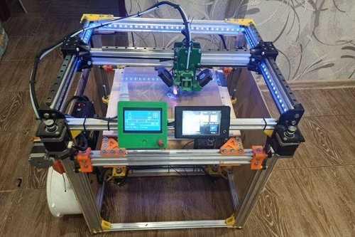 3d принтер re-d-bor на рельсах