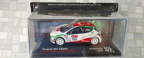 Модель 1:43 Peugeot 207 S2000 2007г