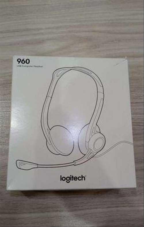 Наушники USB Logitech 960 с микрофоном