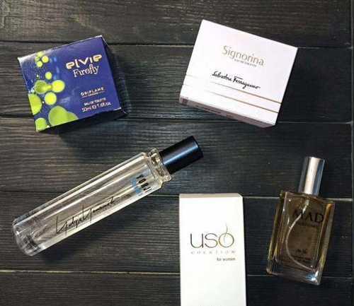 Духи Yohji senses, Ferragamo, USO и др