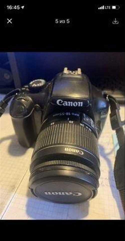 Зеркальный фотоаппарат canon еos 1100d