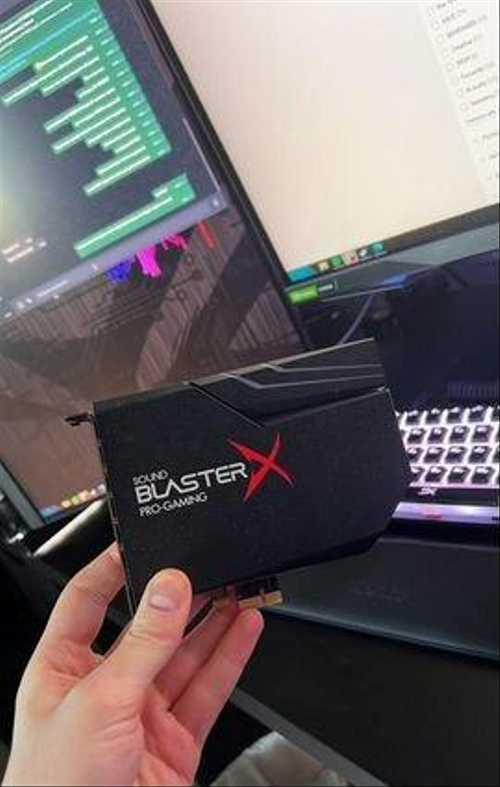Звуковая карта creative sound blaster PRO-gaming