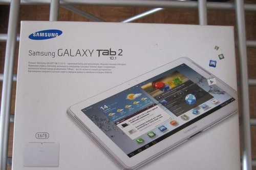 Коробка от SAMSUNG Galaxy Tab 2 10.1 со стикерами