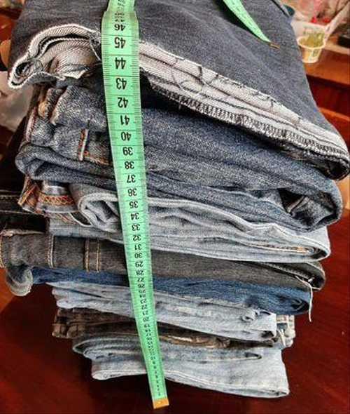Лоскуты джинсовой ткани