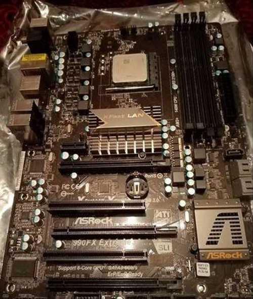 Мат плата Asrock 990fx extreme3 +fx 8350