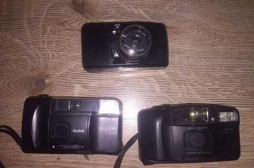 3 пленочных фотоаппарата Samsung Kodak Olympus