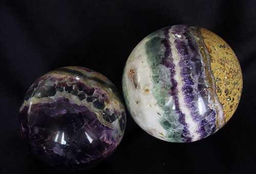 Шар из камня Флюорит в ассортименте и др. шары