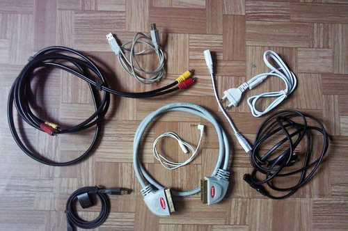 Кабели, переходники RCA, USB, scart, Jack, питания