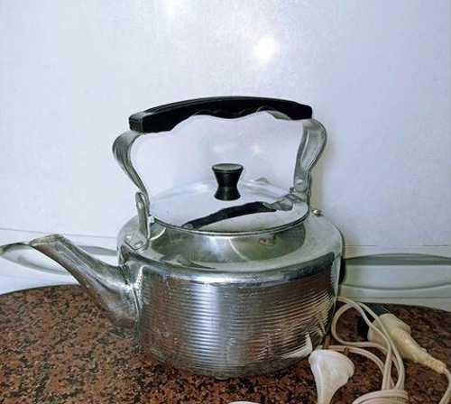 Чайник электрический алюминиевый 2 л СССР