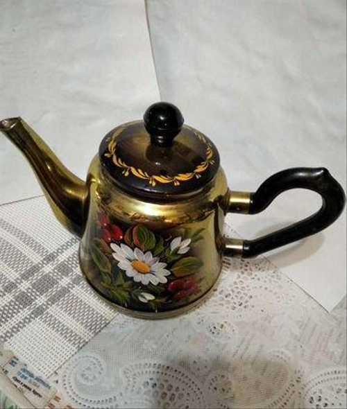 Заварочный чайник из мельхиора
