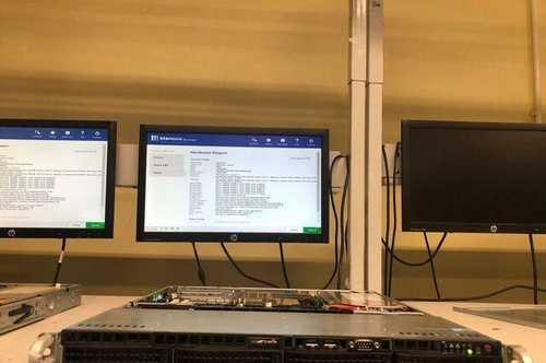 Сервер Supermicro 1U, X8DTL-i, E5620