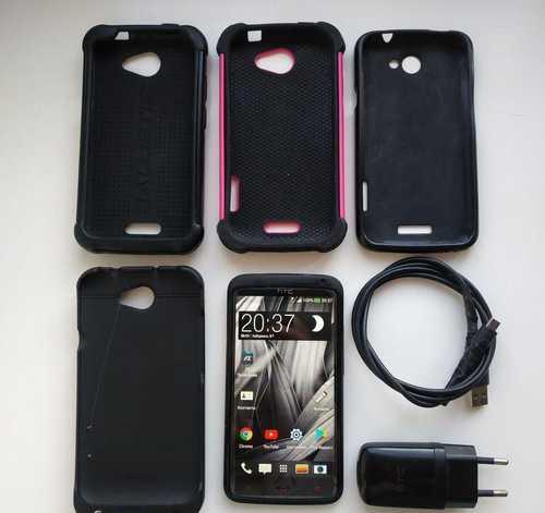 HTC One X+ 64GB + чехол-повербанк