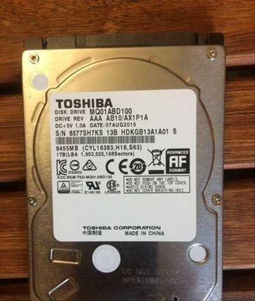 Новый жесткий диск HDD 1Tb 1000Gb Toshiba