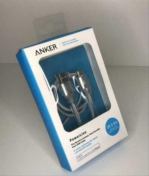 Кабель для зарядки Anker micro-usb