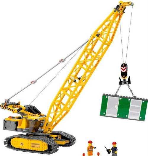 Lego city гусеничный кран 7632