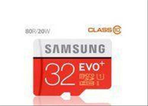 Карта памяти Samsung EVO microsdhc 32 гб