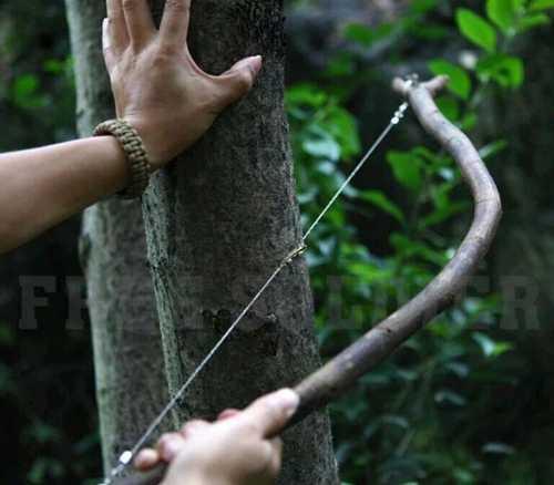 Пила проволочная, кемпинг
