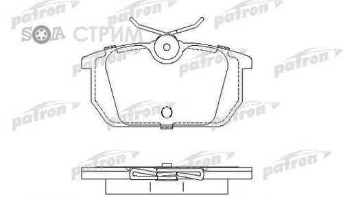Patron PBP409 Колодки тормозные дисковые задн