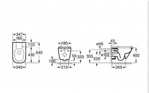 Подвесной унитаз