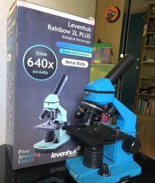 Микроскоп Levenhuk rainbow 2L Plus