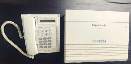 Атс Panasonic KX-TES824 и системный телефон