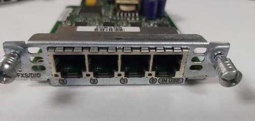 Модуль Cisco VIC 4FXS/DID не китай