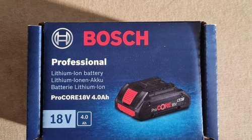 Акб Li-Ion Bosch ProCore 18V 4 Ah