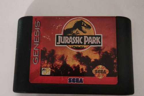 Картридж Sega Genesis jurassic park