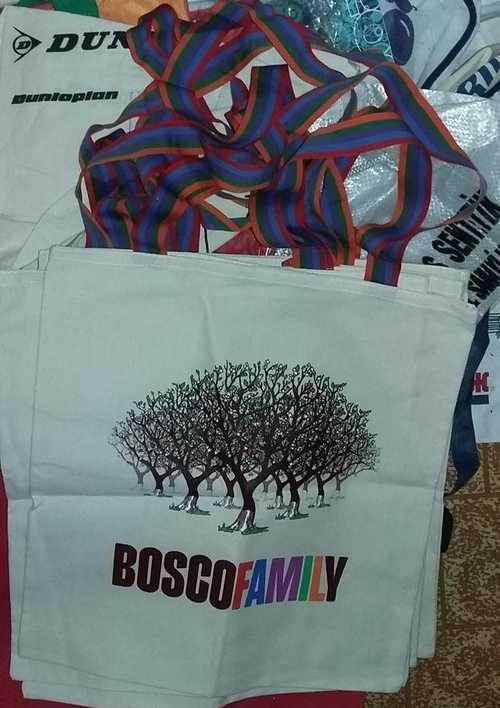 Bosco family сумка шопер эко холщевая новая