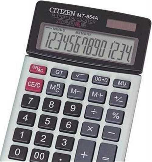 Настольный калькулятор "Citizen MT-854A"