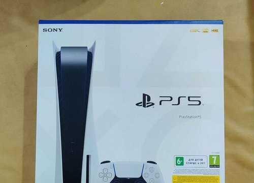 Новая PlayStation 5 с дисководом. Blue ray edition