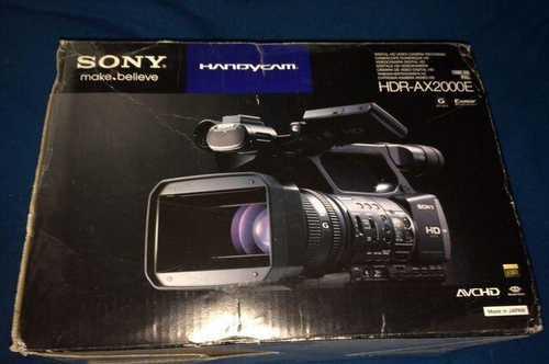 Sony HDR-AX2000E профессиональная видеокамера