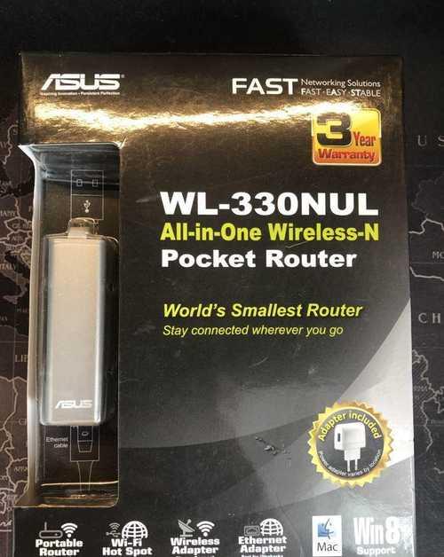 Микророутер asus WL-330NUL