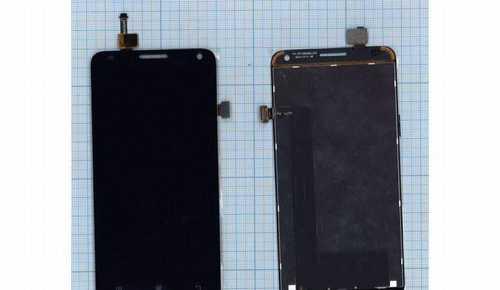 Модуль (матрица + тачскрин) для Lenovo S580 черный