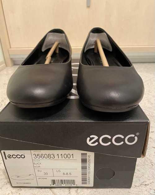 Туфли ecco 39р