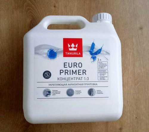 Грунтовка Tikkurila Euro primer. Europrimer Multi 044 грунтовка. Euro primer.